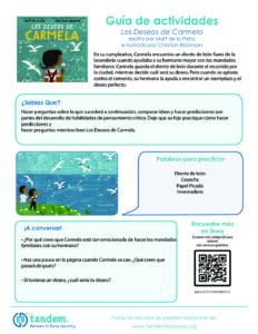 Carmela Full of Wishes Activity Guide_SPANISH - Tandem